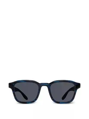 Barton Perreira Winton Square-frame Sunglasses - Blue