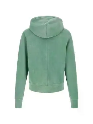 ENTIRE STUDIOS Slim Garment-dyed Zip-up Hoodie