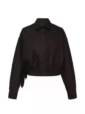 MSGM Embellished Cropped Blouse