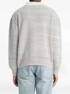 MFPEN Charming Striped Wool Sweatshirt - Neutrals