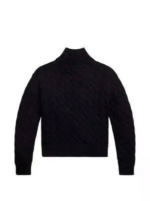 Polo Ralph Lauren Cable-knit Quarter-zip Sweater