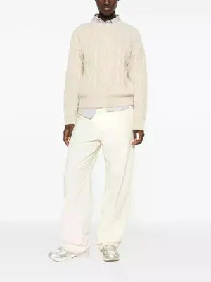 Max Mara Alben Cable-knit Wool Sweater