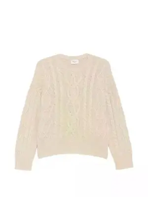 Max Mara Alben Cable-knit Wool Sweater