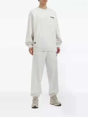 FINGERCROXX Logo-print Sweater - Grey