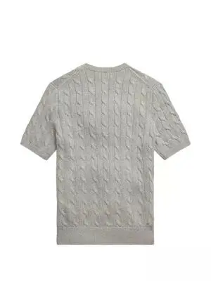 Polo Ralph Lauren Cable-knit Short-sleeve T-shirt