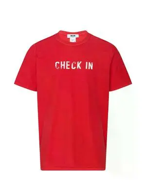 MSGM Double-face Reversible T-shirt