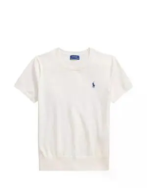Polo Ralph Lauren Logo-embroidered Short-sleeve Sweater