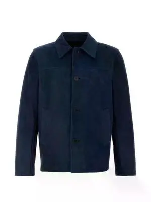 SALVATORE SANTORO Button-up Suede Jacket
