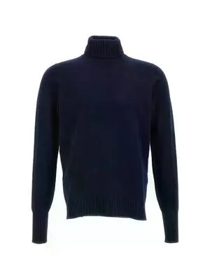 DRUMOHR Jersey-knit Roll-neck Sweater - Blue