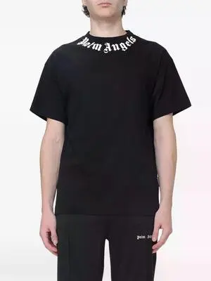 Palm Angels Logo-print T-shirt - Black