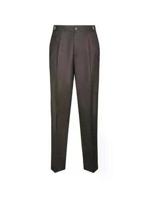 CELLAR DOOR Pleated Side-buckle Trousers