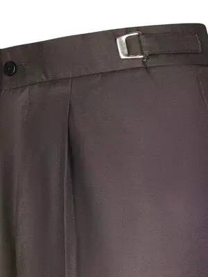 CELLAR DOOR Pleated Side-buckle Trousers