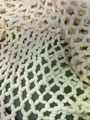 Off-White Macramé Fringed Shoulder Bag