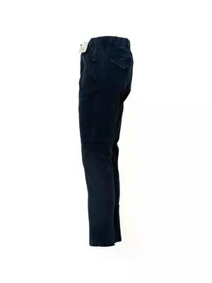 WHITE SAND Belted Corduroy Trousers