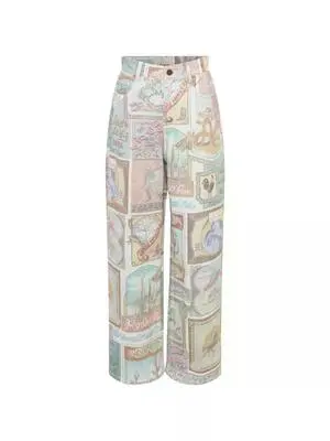 ALEMAIS Andie Graphic-print Jeans