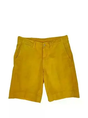 Ralph Lauren Embroidered Cotton Shorts - Yellow