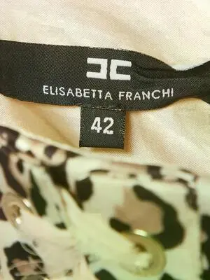 Elisabetta Franchi Lace-up Leopard-print Mini Skirt