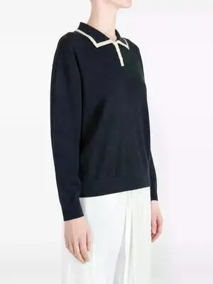 NIKKI CHASIN Klein Contrast-trim Polo Top