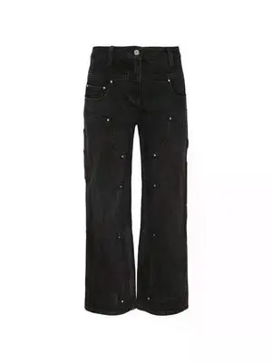 3.1 Phillip Lim Rivet-embellished Carpenter Jeans - Black