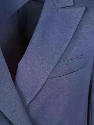 Max Mara Double-breasted Jersey Blazer - Blue