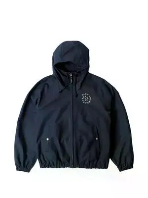 PARRA Circular Logo-print Hooded Coat