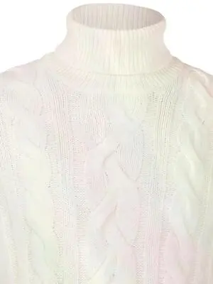 GRAN SASSO Cable-knit Roll-neck Sweater