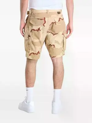 Alpha Industries Camouflage-print Cargo Shorts