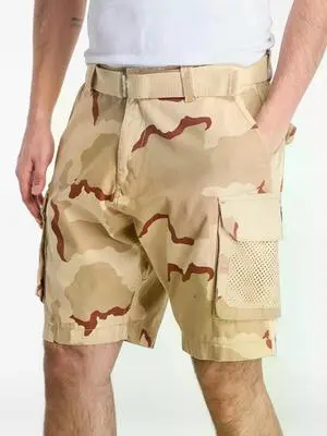 Alpha Industries Camouflage-print Cargo Shorts
