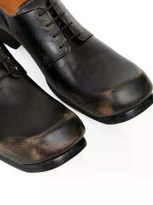 MAISON MARGIELA Distressed-finish Leather Derby Shoes