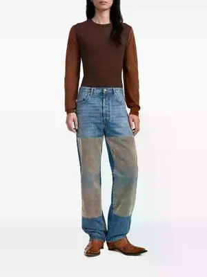 MAISON MARGIELA Flocked-patch Jeans