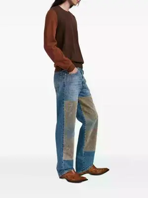 MAISON MARGIELA Flocked-patch Jeans