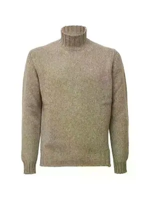 Fedeli Chunky-knit High-neck Sweater - Neutrals