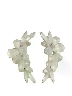 MAISON MARGIELA Engraved-logo Earrings