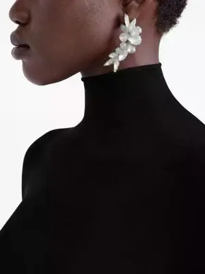 MAISON MARGIELA Engraved-logo Earrings