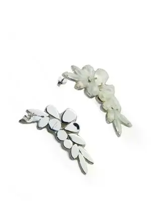 MAISON MARGIELA Engraved-logo Earrings