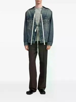 MAISON MARGIELA Bi-material Denim Jacket