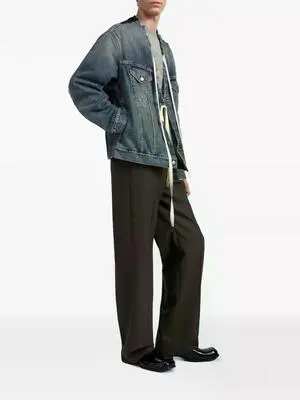 MAISON MARGIELA Bi-material Denim Jacket