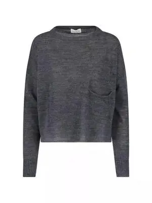 MA'RY'YA Pocket-detail Sweater - Grey