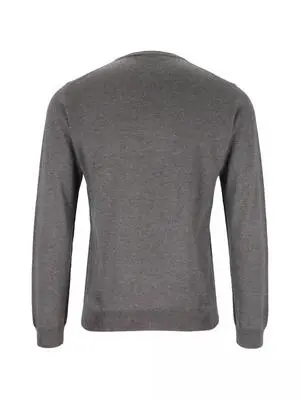 Al Duca D'aosta Crew-neck Fine-knit Sweater - Grey