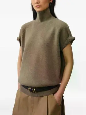 LESS Raglan-sleeve Short-sleeve Sweater