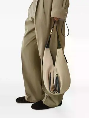 LESS Buckled-waist Pleated Trousers