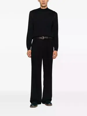 Emporio Armani Contrast-trim High-neck Sweater