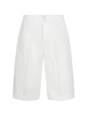 JNBY Wide-leg Knee-length Shorts - White