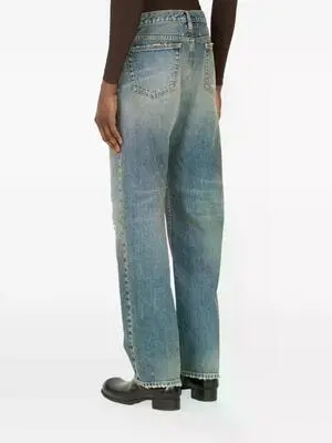 MAISON MARGIELA Distressed Patchwork Jeans