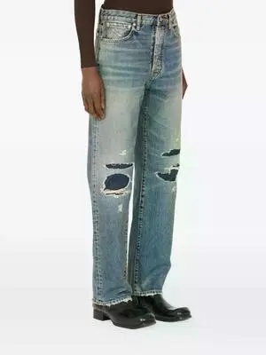 MAISON MARGIELA Distressed Patchwork Jeans