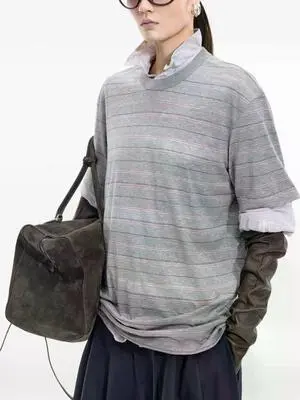 JNBY Stripe-print Relaxed-fit T-shirt