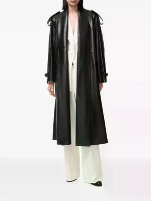 Burberry Leather Lemlair Coat