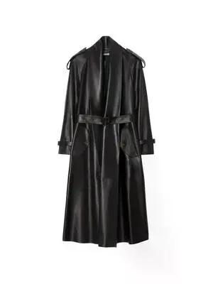 Burberry Leather Lemlair Coat