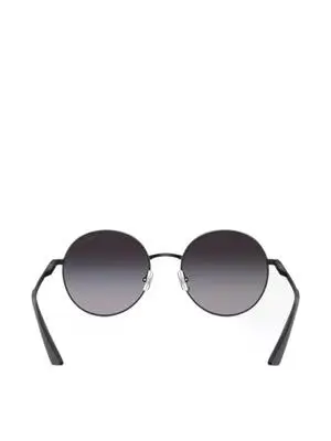 JIMMY CHOO Glitter-detail Round-frame Sunglasses