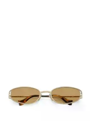 Miu Miu Irregular-frame Sunglasses - Gold